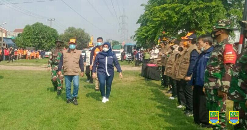 Bupati Bekasi Pimpin Apel Siaga Bencana