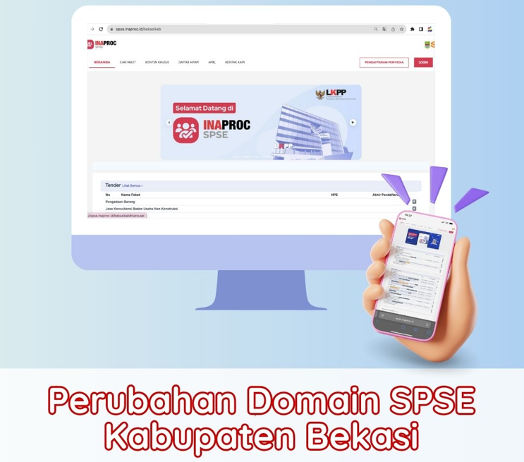 Perubahan Nama Domain SPSE (Sistem Pengadaan Secara Elektronik ...
