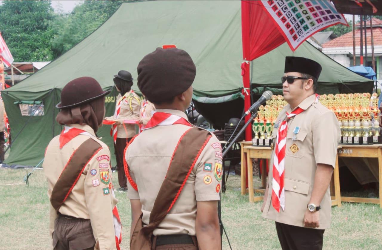 Ratusan Pelajar Ikuti Jambore Ranting Sukawangi 2025