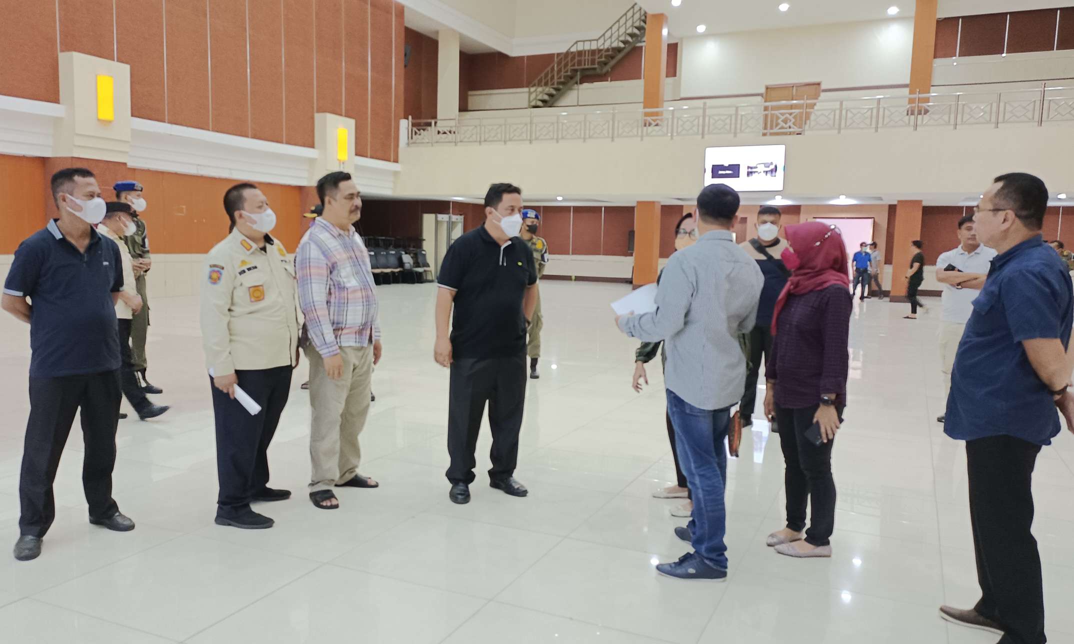 Sekda Dedy Supriyadi Cek Kesiapan Lokasi Pelantikan Pj Bupati Bekasi