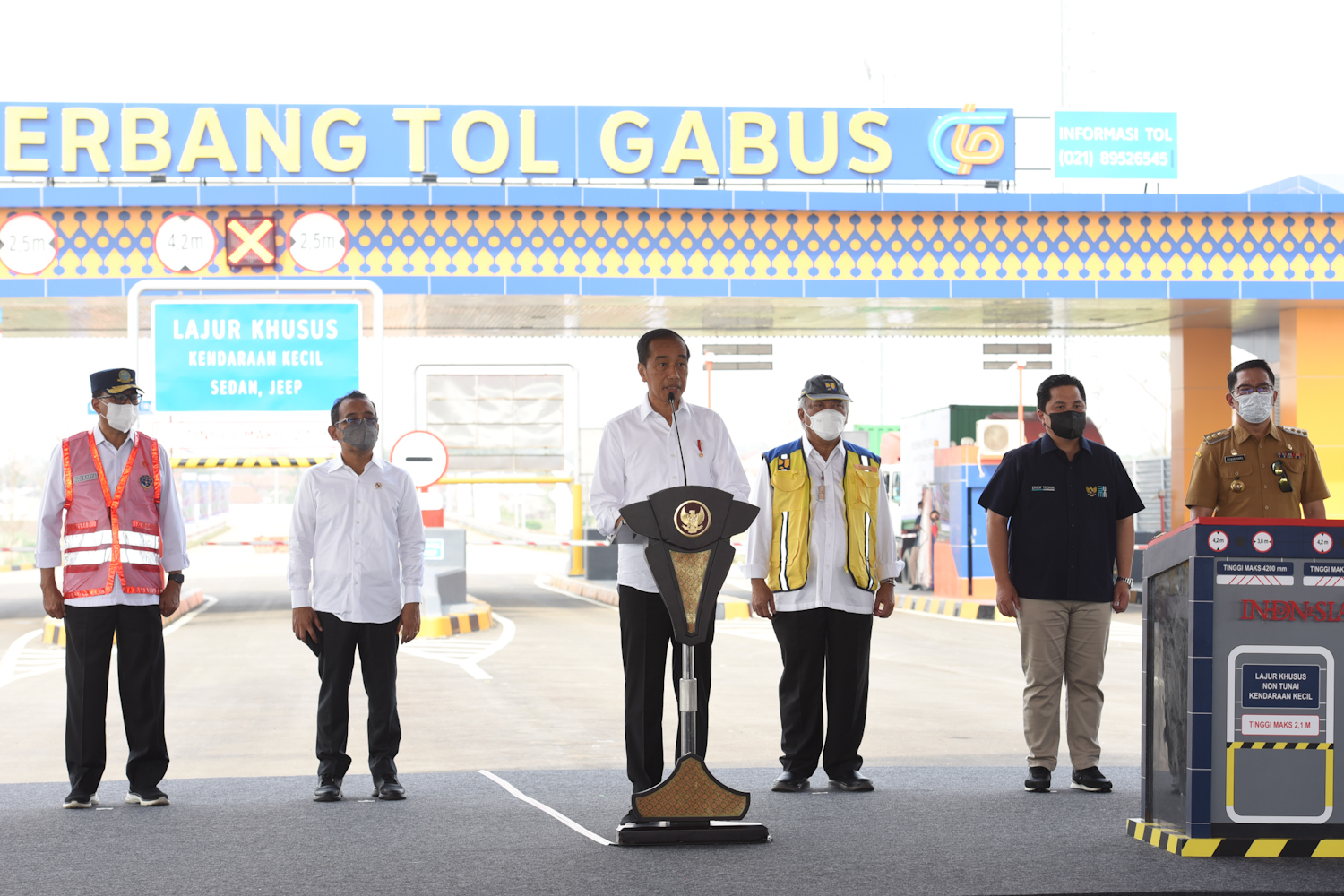 Presiden Jokowi Resmikan Jalan Tol Cibitung-Cilincing