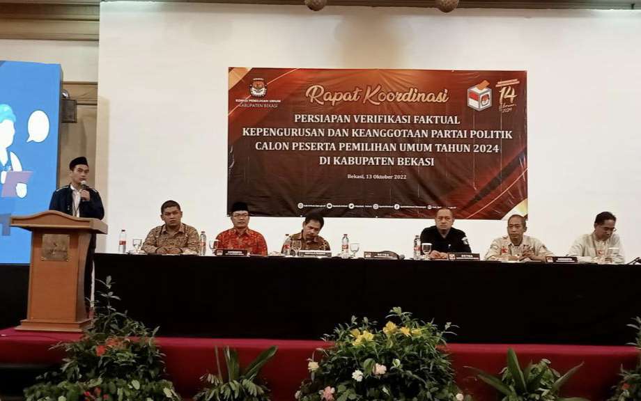 KPU Kabupaten Bekasi akan Lakukan Verifikasi Faktual Partai Politik KPU Kabupaten Bekasi akan Lakukan Verifikasi Faktual Partai Politik