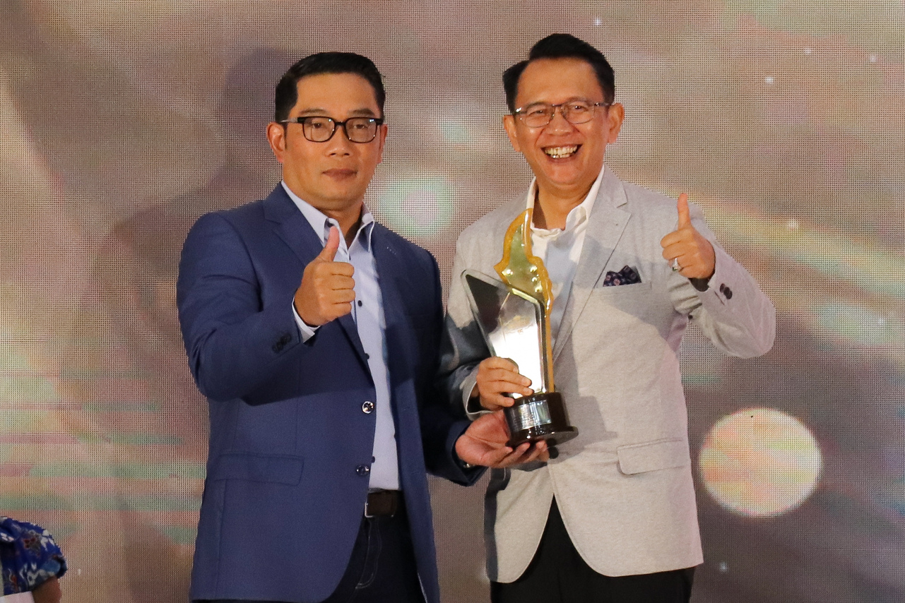 Dani Ramdan Dinobatkan Sebagai Kepala Daerah Peduli Penyiaran