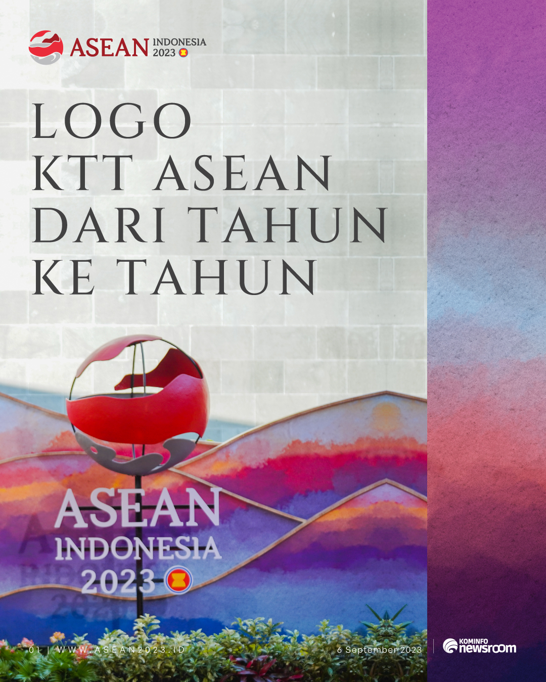LOGO KTT ASEAN DARI TAHUN KE TAHUN