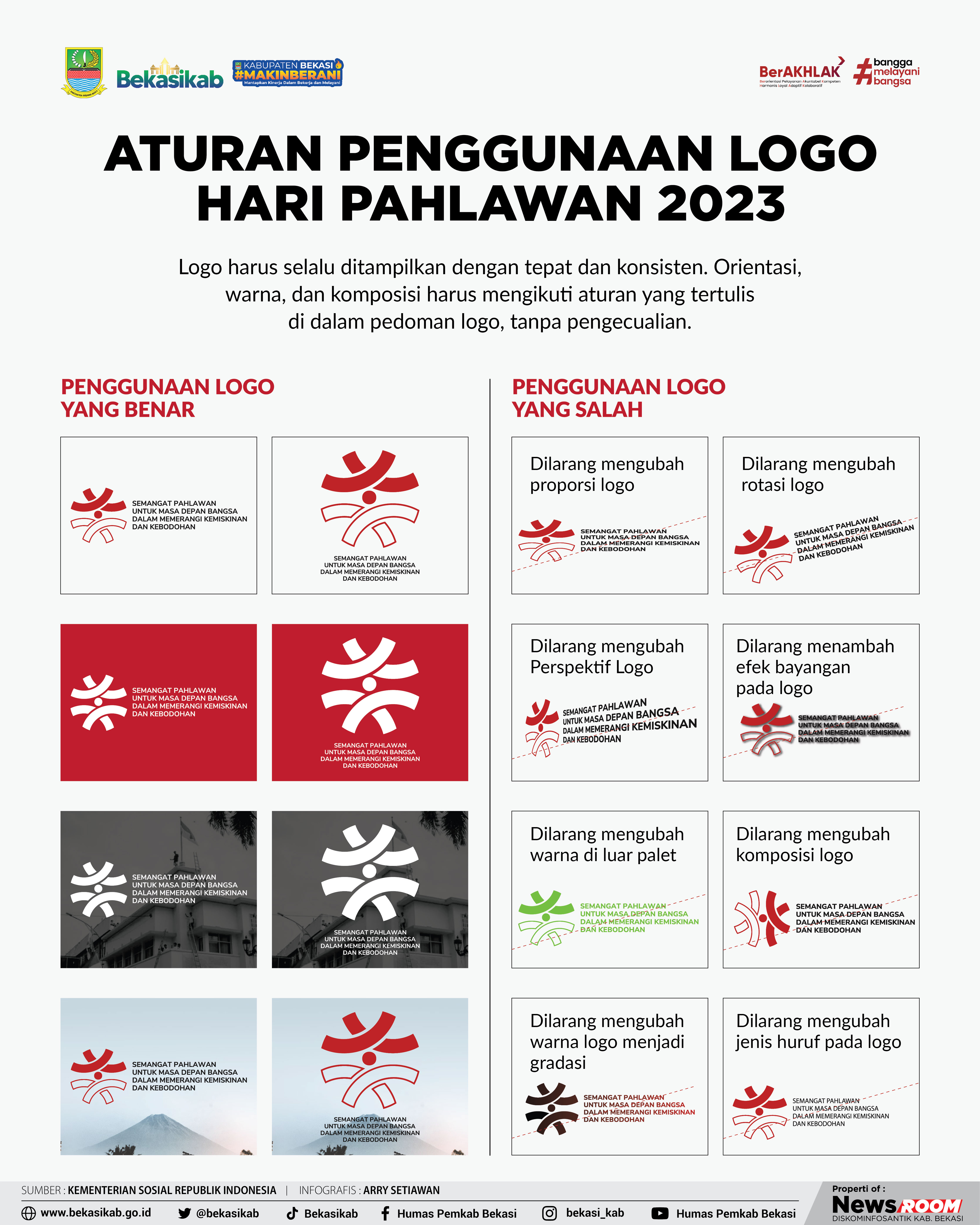ATURAN PENGGUNAAN LOGO HARI PAHLAWAN 2023