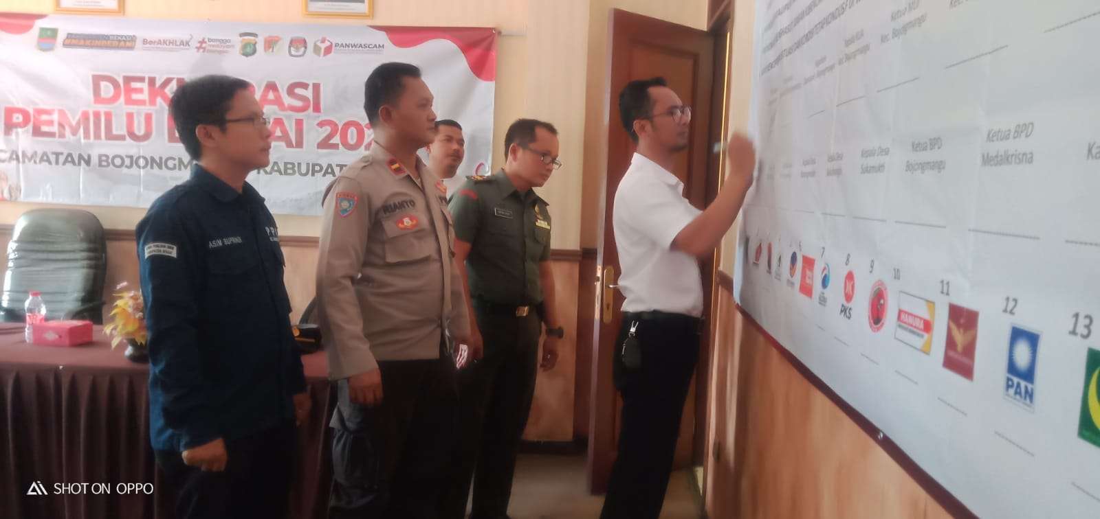 Kecamatan Bojongmangu Komitmen Ciptakan Pemilu Damai 2024