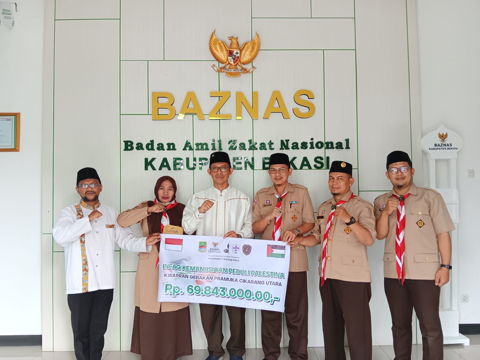 Kwarran Gerakan Pramuka Cikarang Utara Galang Infak Kemanusiaan Peduli ...