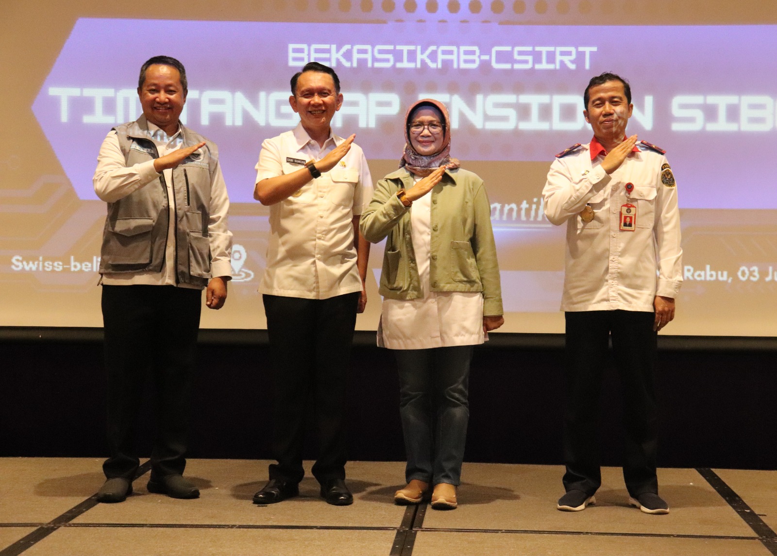 Pengamanan Data Siber, Pemkab Bekasi Launching Bekasikab CSIRT